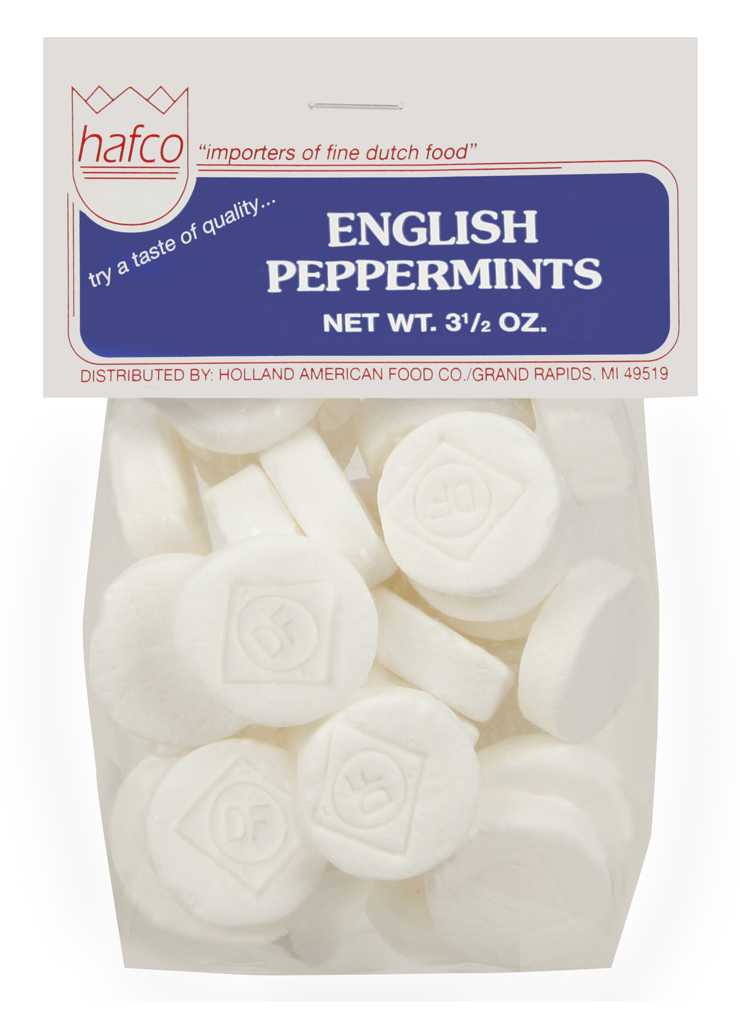 English Peppermints 3.5 oz from http://www.thedutchstore.com